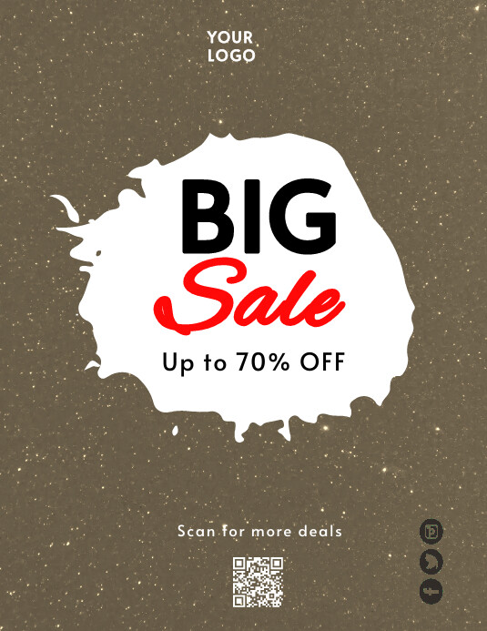 Big sale promotion flyer template | PosterMyWall