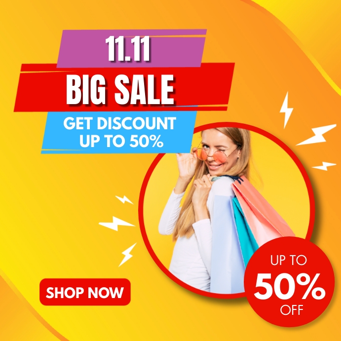 BIG SALE RETAIL TEMPLATE | PosterMyWall