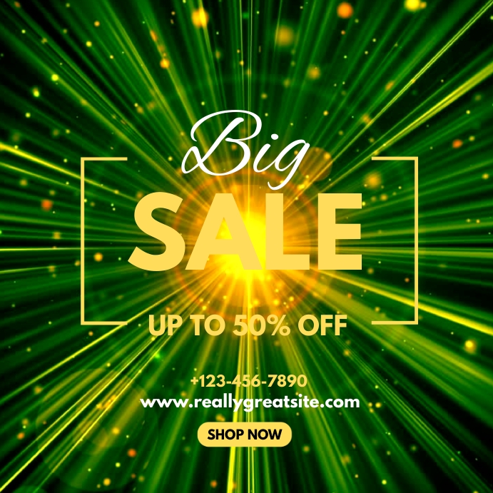 Copy of BIG SALE RETAIL TEMPLATE | PosterMyWall