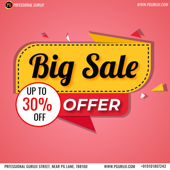 big sale / sale ads Template | PosterMyWall