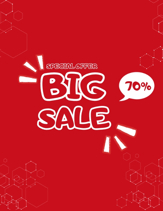 BIG SALE TEMPLATE | PosterMyWall