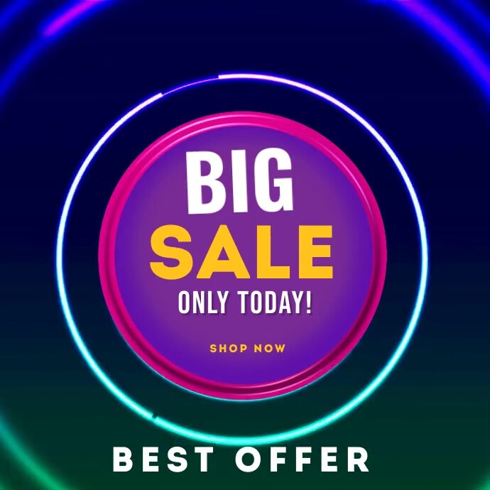 big sale upto 50% off template | PosterMyWall