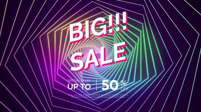 Big Sale Video Template | PosterMyWall