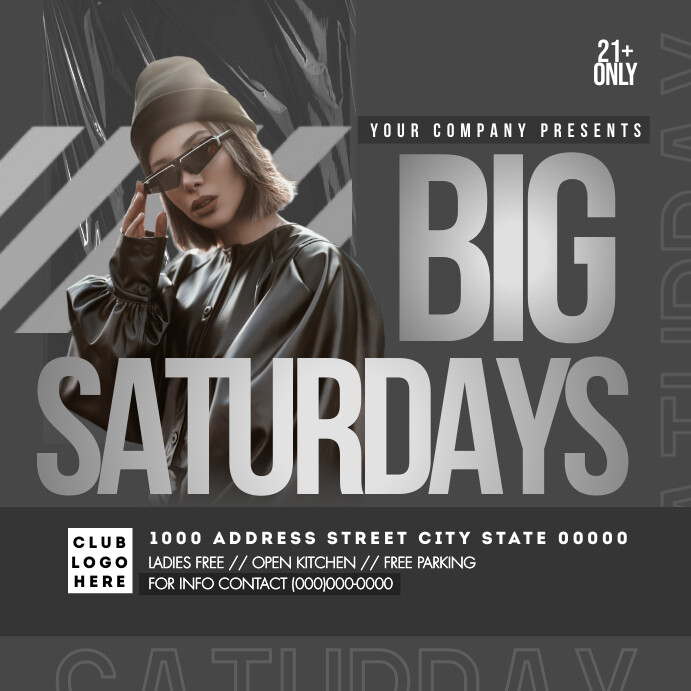 BIG SATURDAY Template | PosterMyWall
