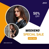Big Weekend Sale Social Media Template | PosterMyWall