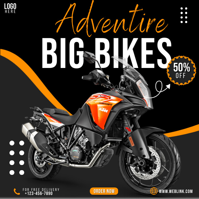 Bigbike Sale Display Template | PosterMyWall