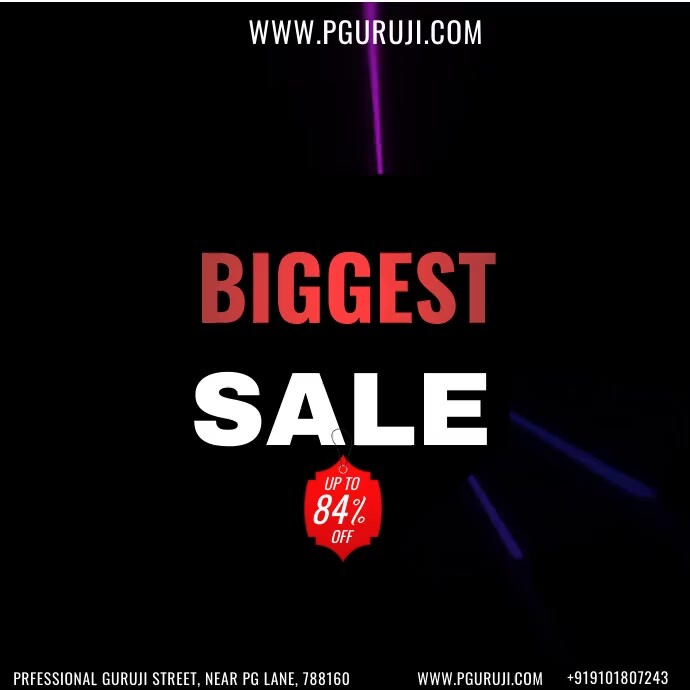 Plantilla de biggest sale ad template | PosterMyWall