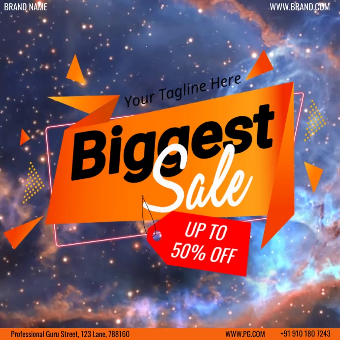 Biggest sale ad template | PosterMyWall