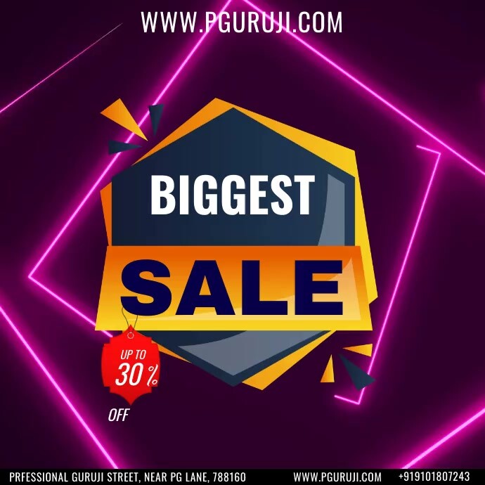 biggest sale ads Template | PosterMyWall