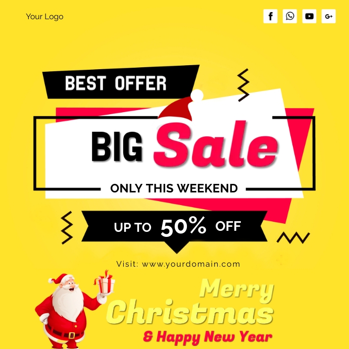 Biggest sale and discount offer Template | PosterMyWall
