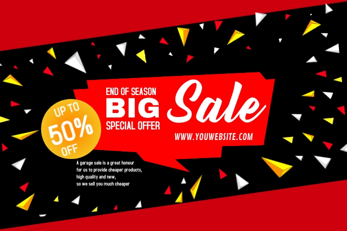 Plantilla de biggest sale digital promo ad by | PosterMyWall