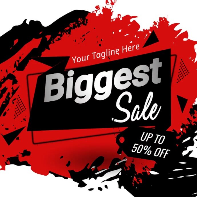 Biggest sale offer template | PosterMyWall