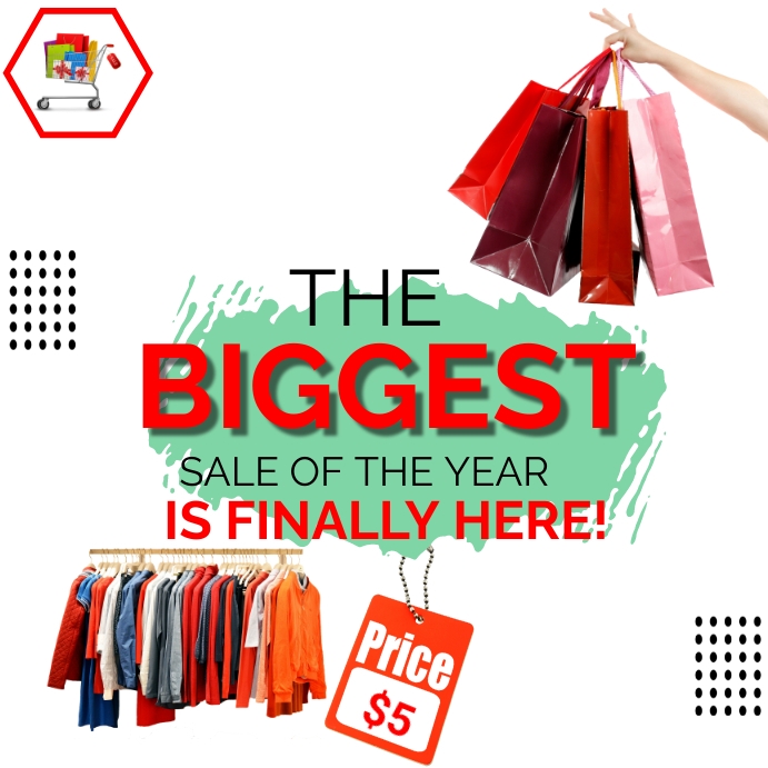 Biggest sale poster Template | PosterMyWall