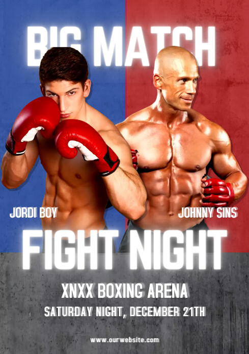 Bigmatch Fight Night 2 Superstars Template | PosterMyWall