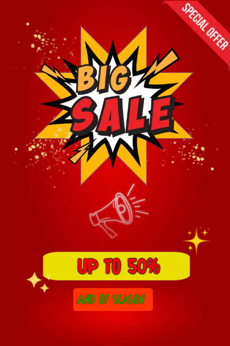 BigSale Template | PosterMyWall