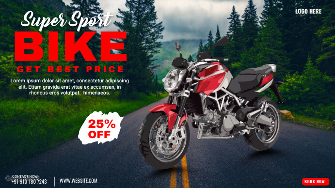 bike ad Template | PosterMyWall