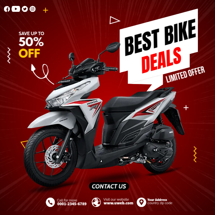 Bike Deals Template | PosterMyWall