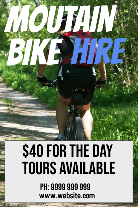 Copy of Bike Hire | PosterMyWall