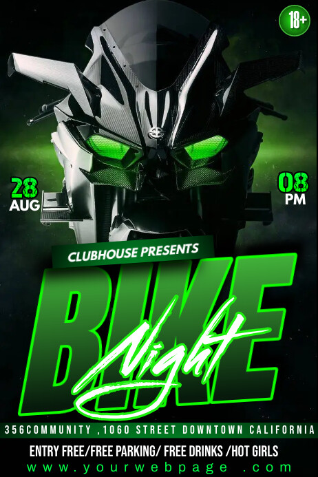 Bike night Template | PosterMyWall