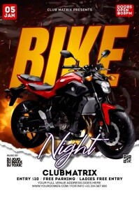 Bike night party Template | PosterMyWall