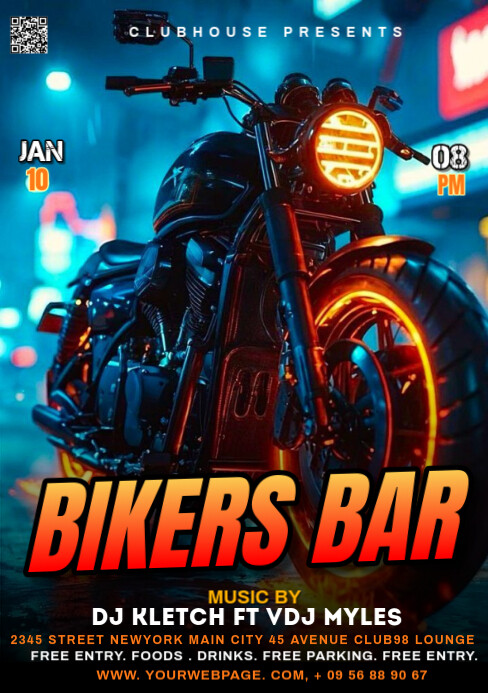 Copy of bike night posters | PosterMyWall