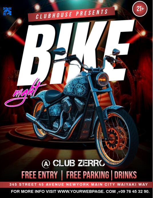 bike night posters Template | PosterMyWall
