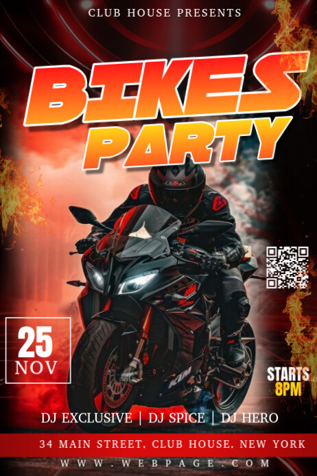 Copy of Bike night posters | PosterMyWall
