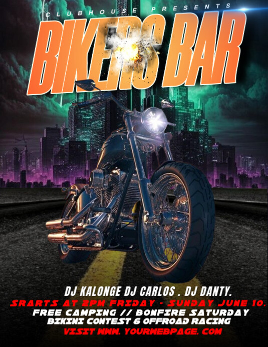 Copy of bike night posters | PosterMyWall