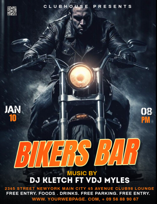bike night posters Template | PosterMyWall