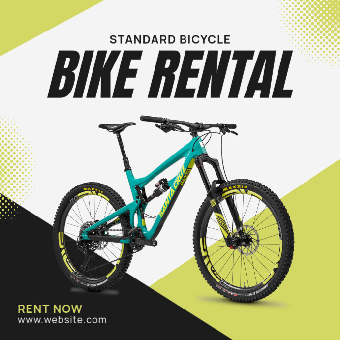 bike rental flyer ads Template | PosterMyWall