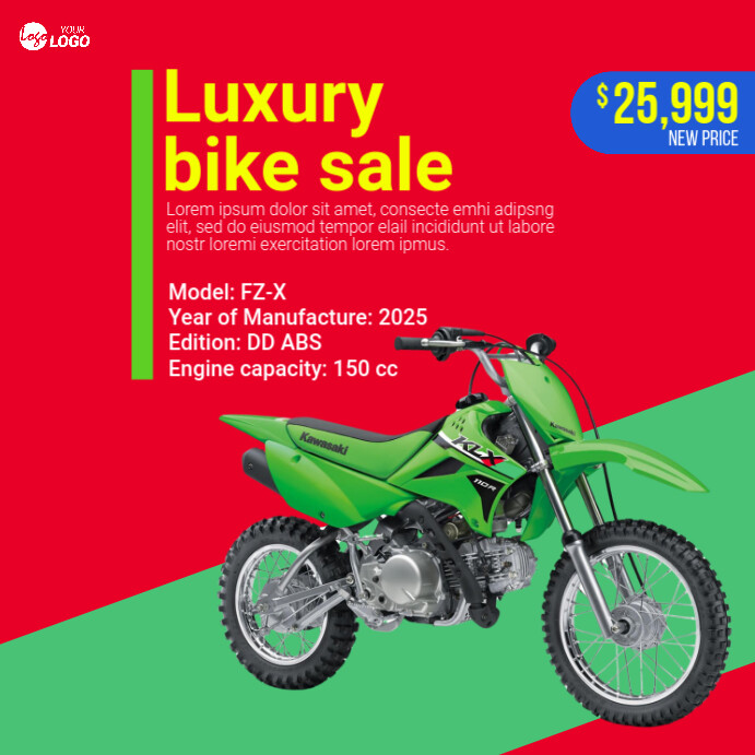 Bike Sale Post Template | PosterMyWall