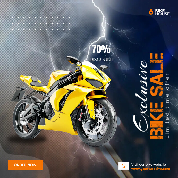 bike sales template | PosterMyWall