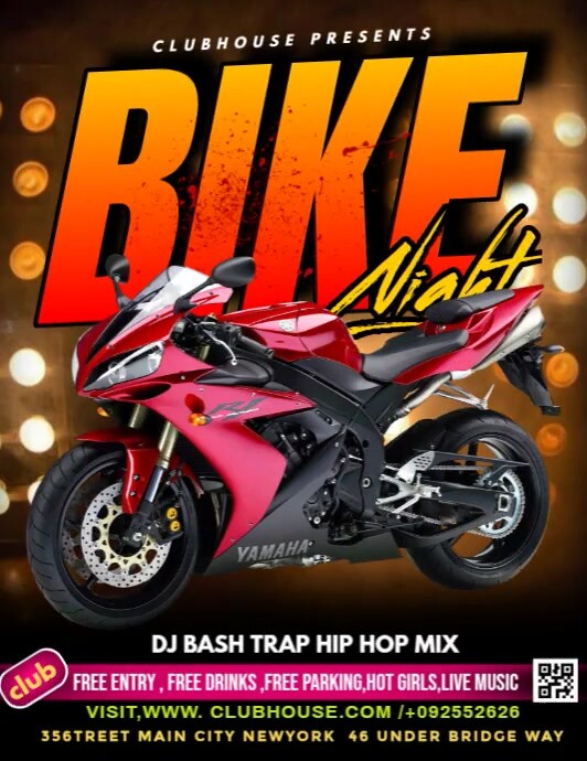 bike show posters Modelo | PosterMyWall