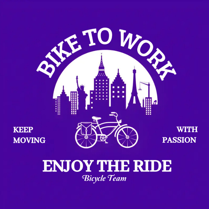 Bike To Work Day Template | PosterMyWall