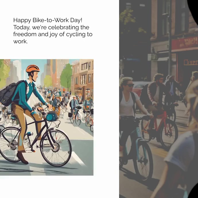 bike to work day template | PosterMyWall