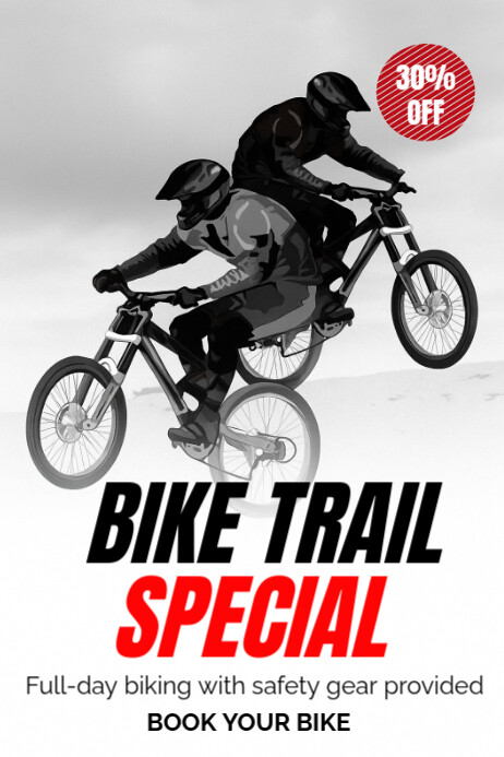 Bike Trail Riding Special Poster Template | PosterMyWall