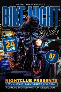 Bike Night Template Ads | PosterMyWall