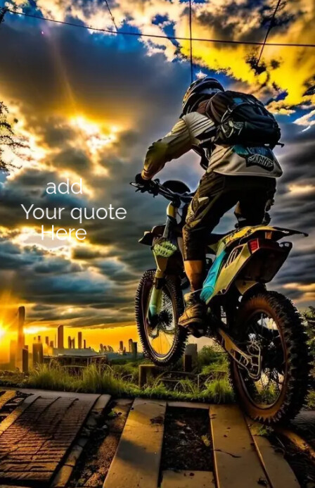 Biker wallpaper Template | PosterMyWall