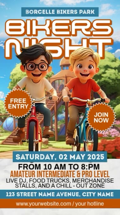 Bikers Night Ads Template | PosterMyWall