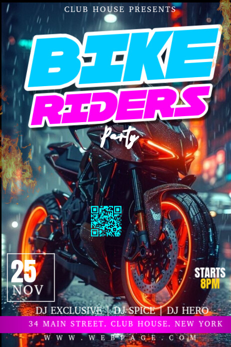 bikes event flyers Template | PosterMyWall