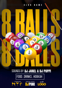 billiard Template | PosterMyWall