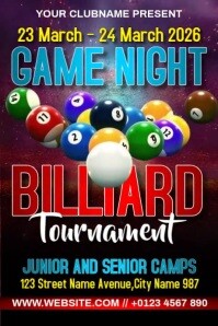 Billiard Night Template | PosterMyWall