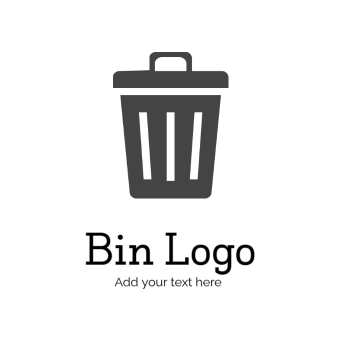 Bin logo icon design template | PosterMyWall