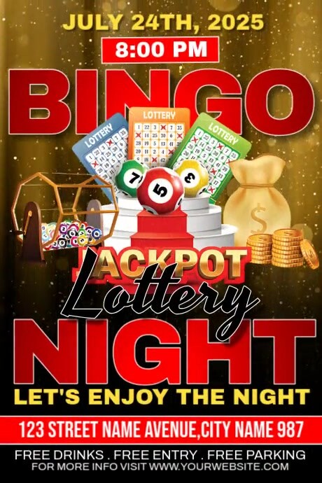 Plantilla de Bingo Ads | PosterMyWall
