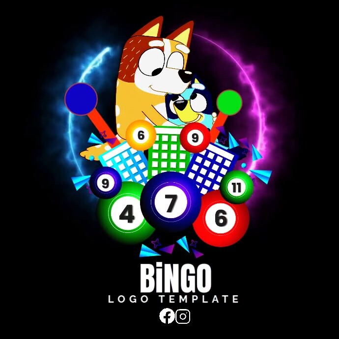 Plantilla de Bingo animation logo | PosterMyWall