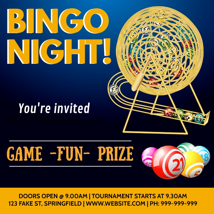 Bingo Flyer Template | PosterMyWall