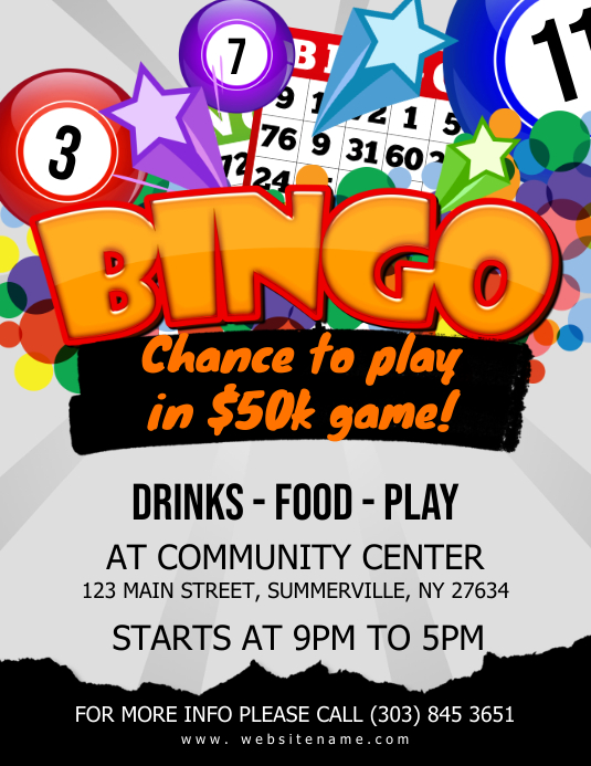 Bingo Flyer Template | PosterMyWall
