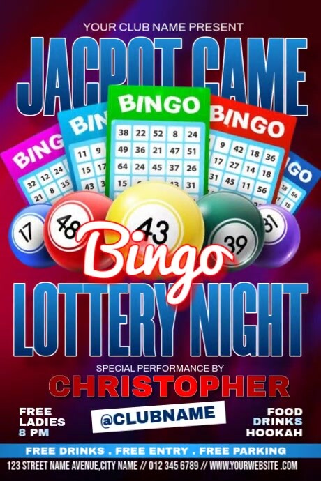 Plantilla de Bingo Game Ads | PosterMyWall