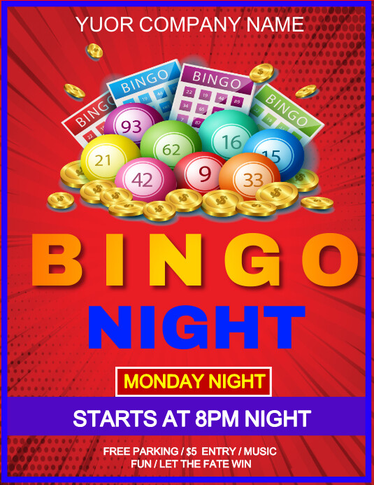 BINGO GAME Template | PosterMyWall