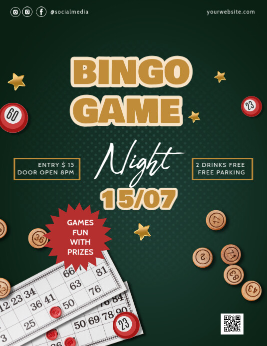 Bingo Game Template | PosterMyWall